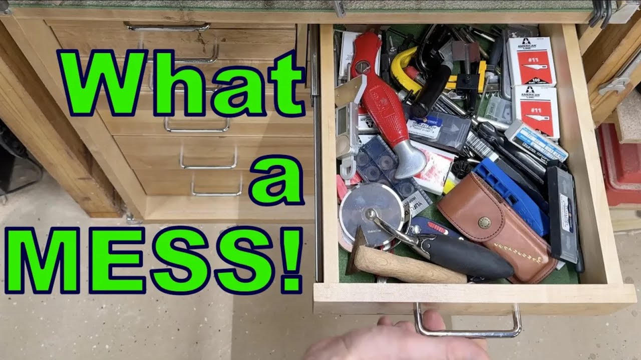 Stop the Madness! Finally Organizing My Worst Shop Drawer - YouTube