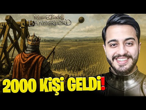 ALEVLİ MANCINIK İLE 2 BİN KİŞİLİK ORDUYU YOK ETTİK! (İNANILMAZ) Bannerlord #23