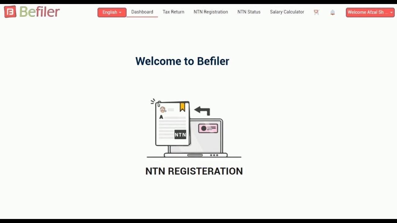 NTN Registration with Befiler.com - YouTube