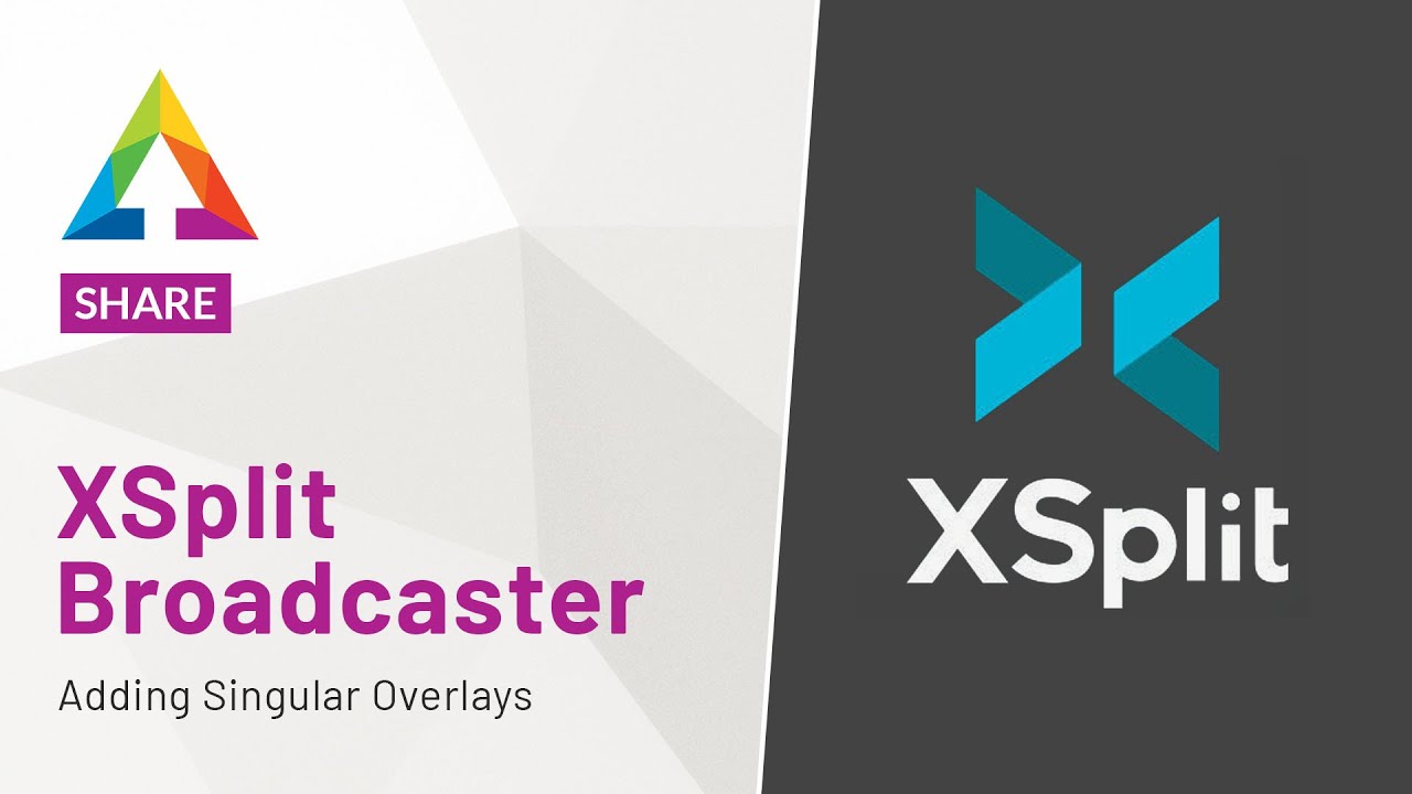 Singular - Sharing Overlays With XSplit Broadcaster - YouTube
