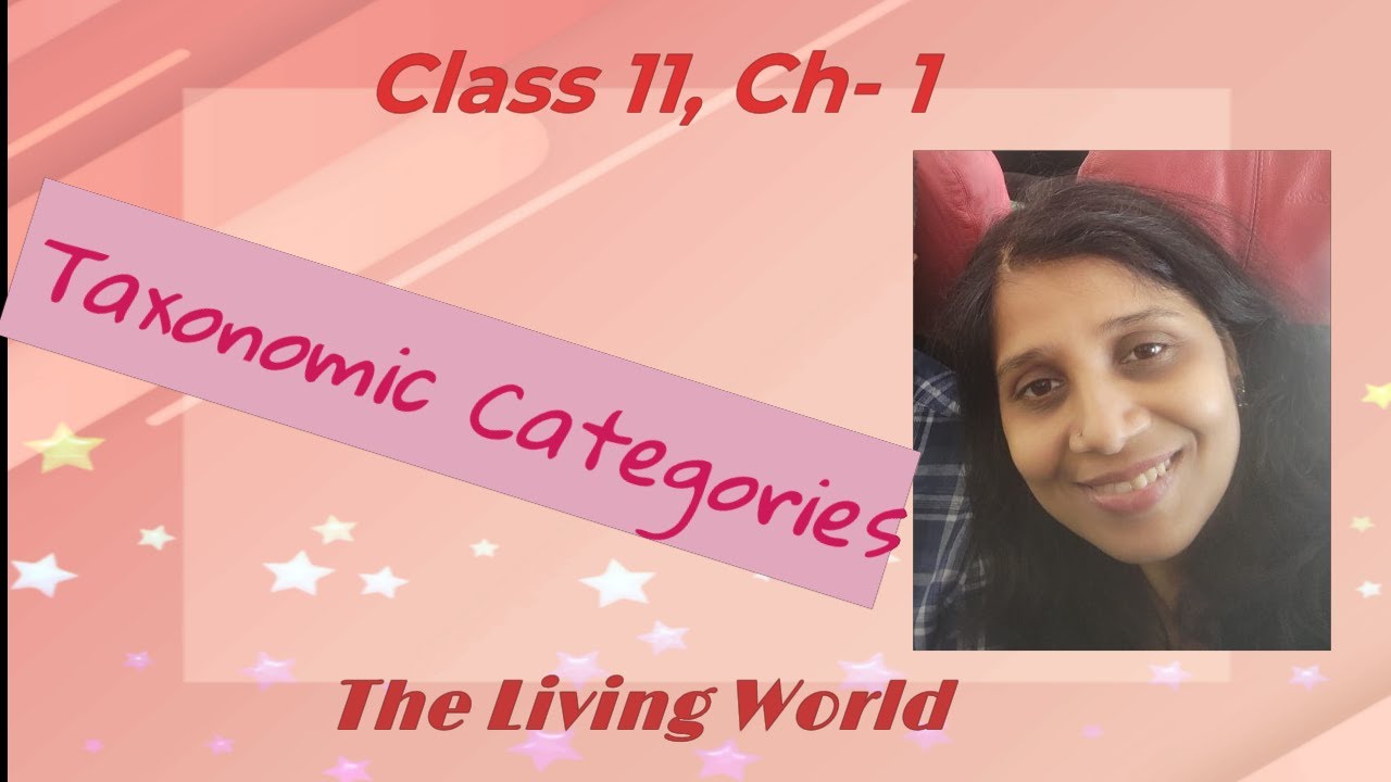 Taxonomic categories, CBSE class 11, Chapter 1, The Living World ...
