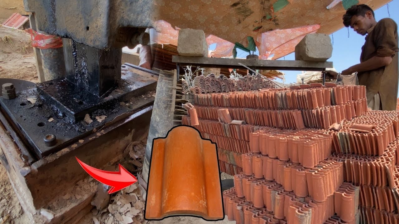 100 years ago How were clay objects made? | Roof Tiles Manufacturing ...