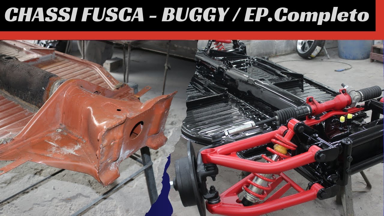 Chassi FUSCA - EP. COMPLETO / Restauração do CHASSI com Suspenção DUPLO ...