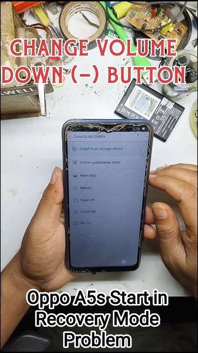 OPPO A5s Start in Recovery Mode Problem Solution #mobile #mobilerepairing #recovery #smartphone ...
