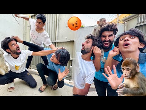 Commando Monkey Ka Chor Pakre Gae 😡 Ab In Ki Khair Nhi - YouTube