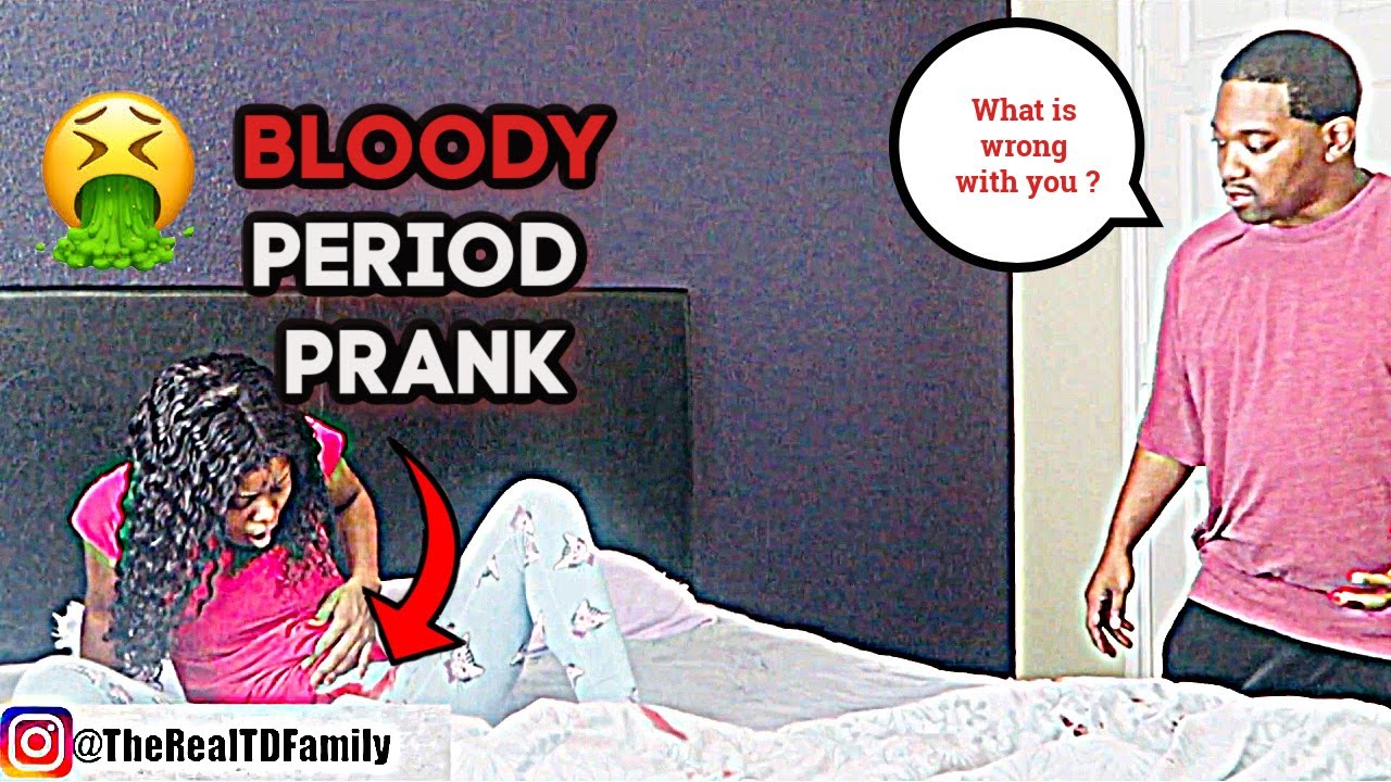 Girlfriend Pranks Boyfriend With The Period Prank (Gone Wrong) - YouTube