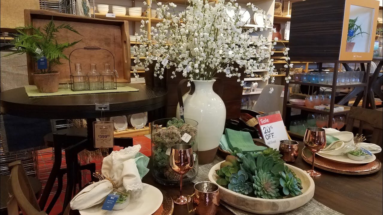 PIER I IMPORTS* SHOP WITH ME DECOR 2019 - YouTube