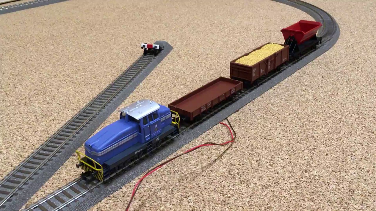21523 Trix Немецкая железная дорога стартовый набор H0 1:87 - YouTube