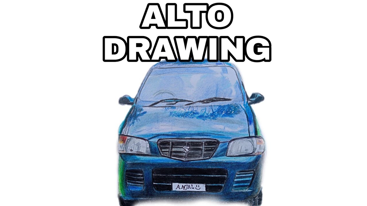 ALTO Drawing easy🚘🚗 - YouTube