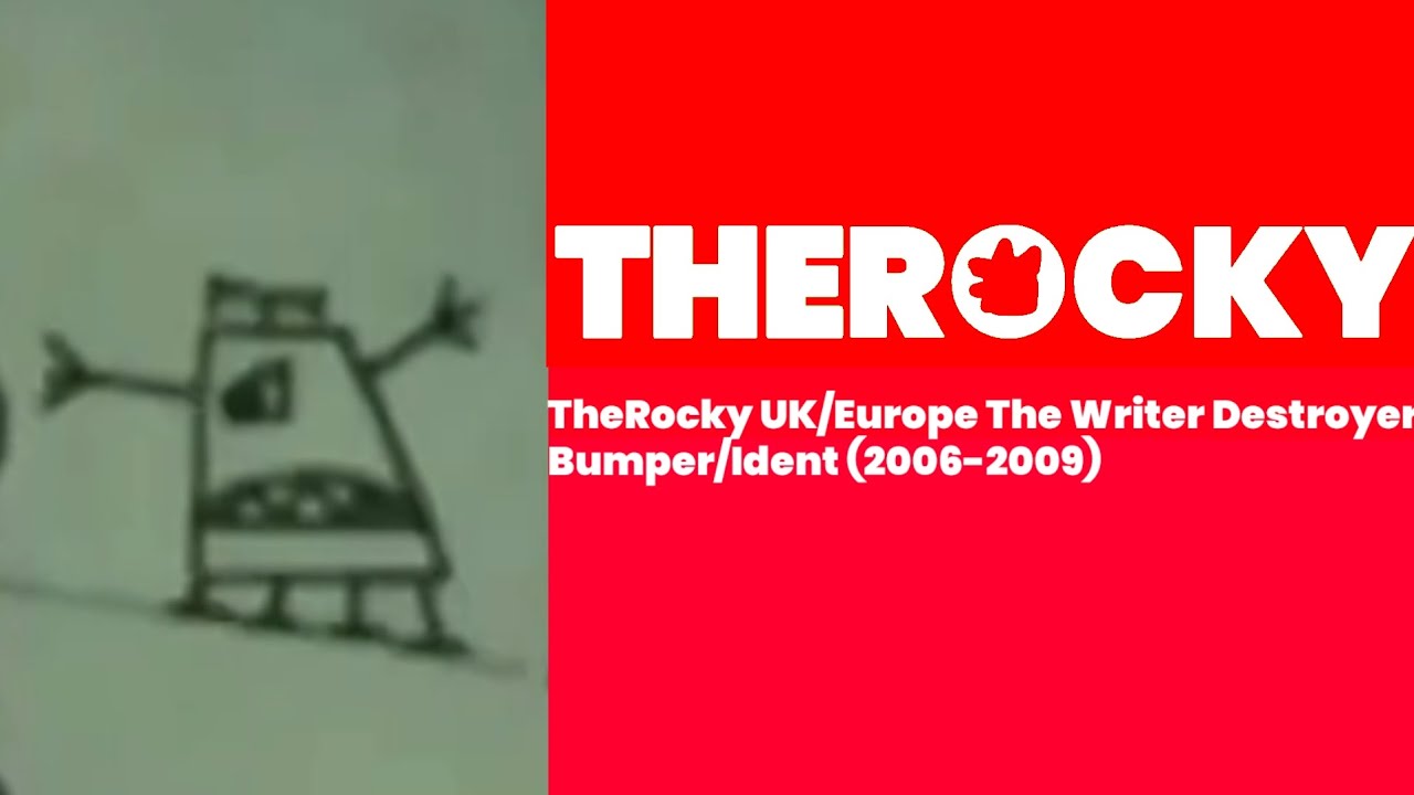 TheRocky UK/Europe The Writer Destroyer Bumper/Ident (2006-2009) - YouTube