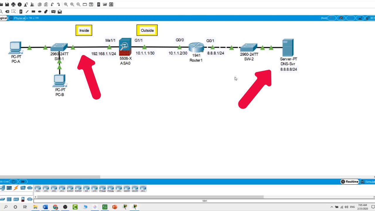 ASA 5506 Configuring basic settings, Practice lab - YouTube