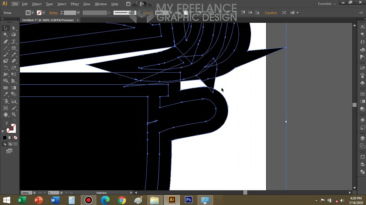 Create Vector From Images & Cutting Line - YouTube