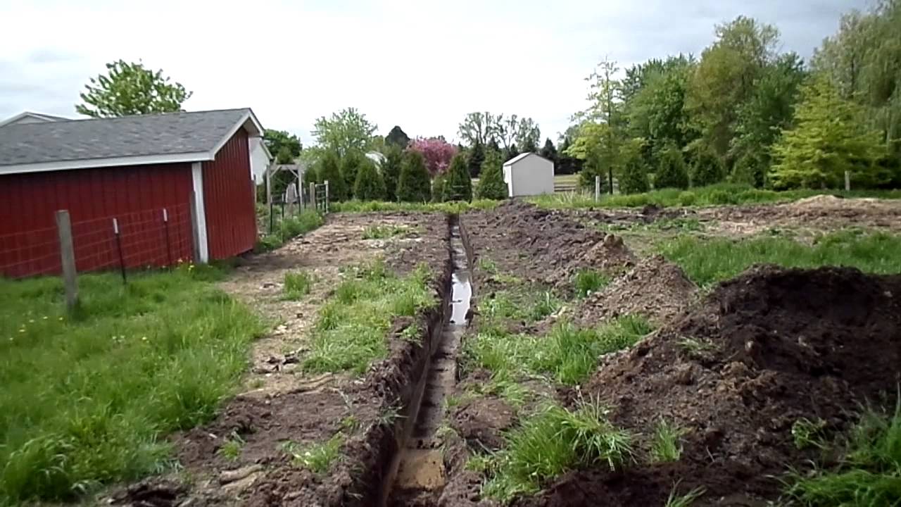 Farm Trenching - YouTube