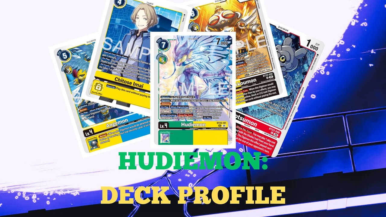 HUDIEMON DECK PROFILE - DIGIMON TCG - YouTube