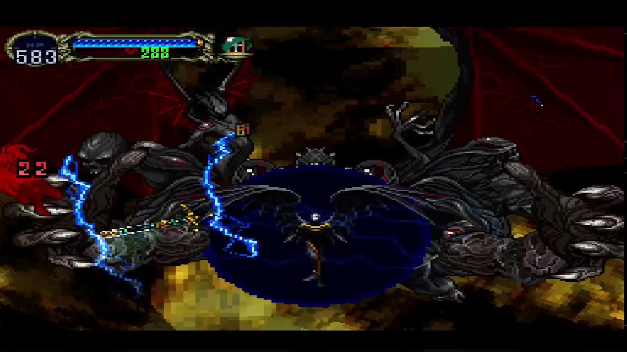 castlevania sotn final boss with crissaegrim - YouTube