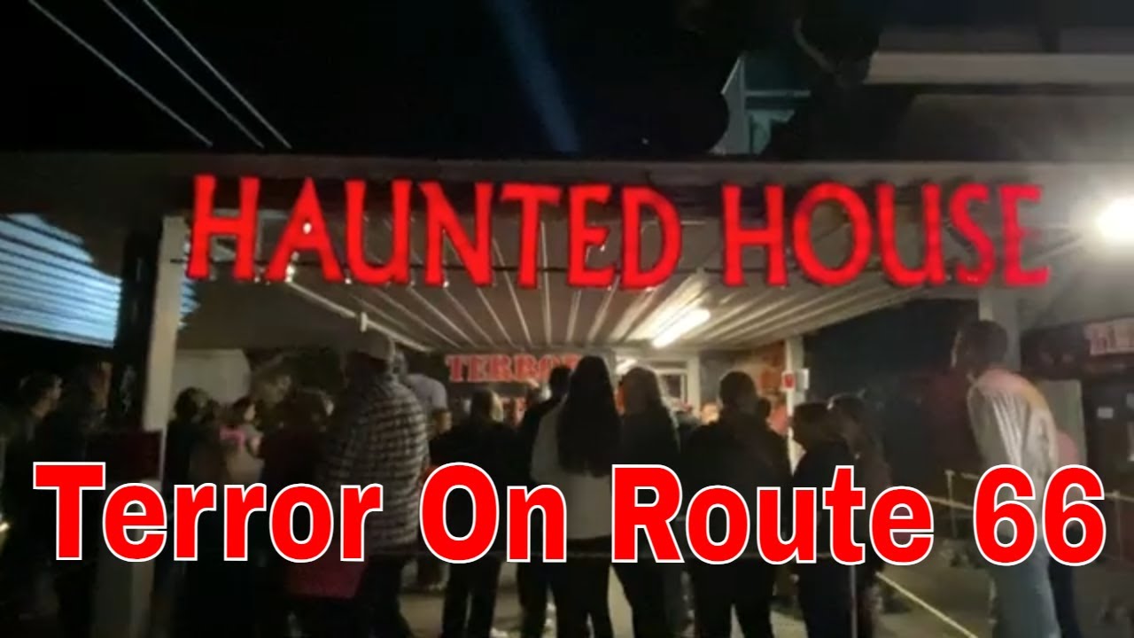 Terror On Route 66 Haunted House - Walk Through Halloween Fun - YouTube