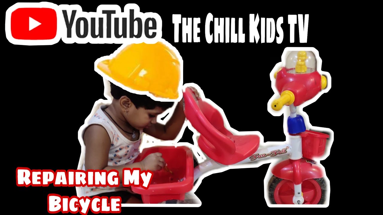 Baby Repairing Cycle | #reparingcycle, #kidschannel, #funnyvideo - YouTube