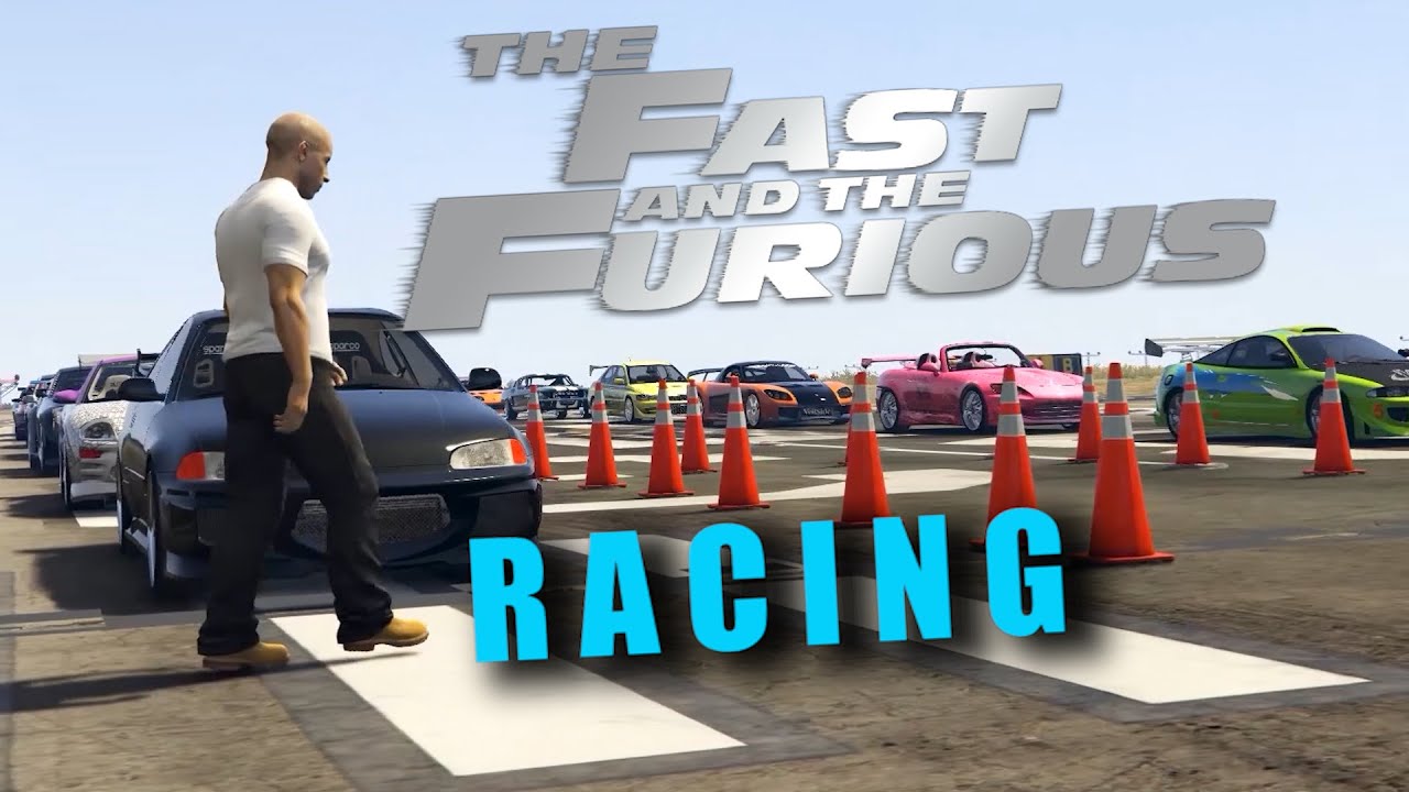The Fast and The Furious Racing / Dom vs Brian - YouTube