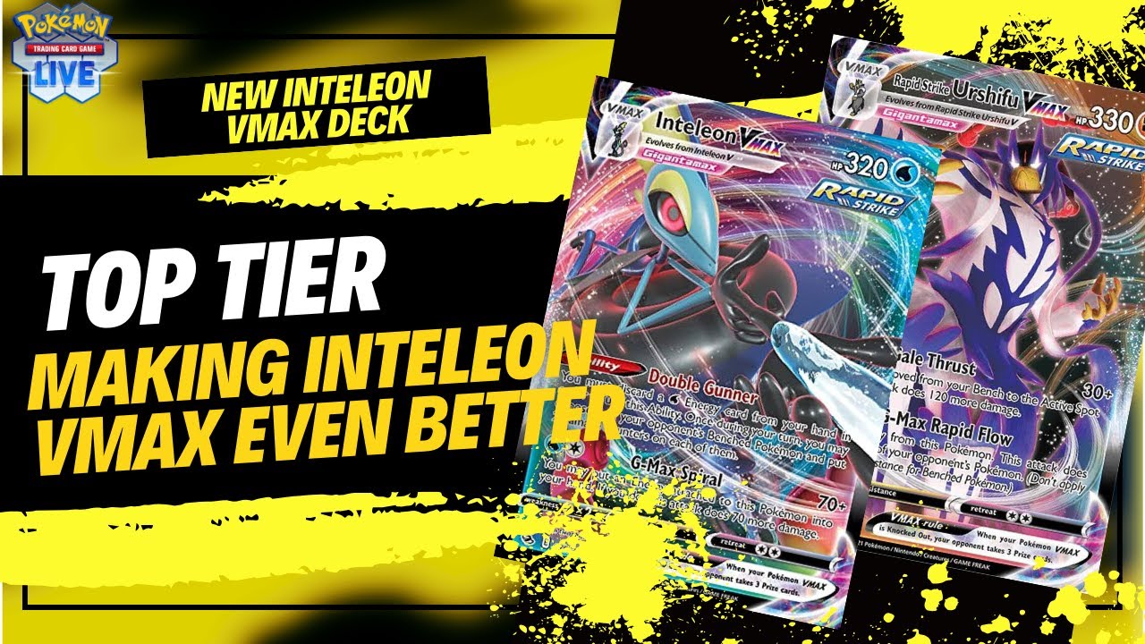 New Inteleon VMax Rapid Strike Deck That Heal's Itself Amazing Combo ...