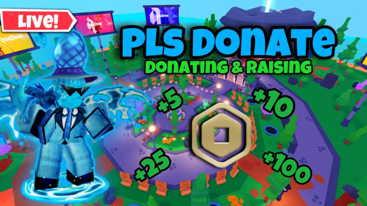 🔴Live🔴 Donating to Viewers in PLS DONATE! (TTS DONATIONS ENABLED) - YouTube