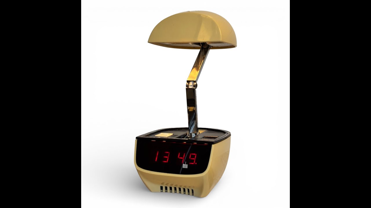 Melux Timco EX 60 Space Age Lamp Clock GaAs LED 1970s Vintage Hong Kong ...