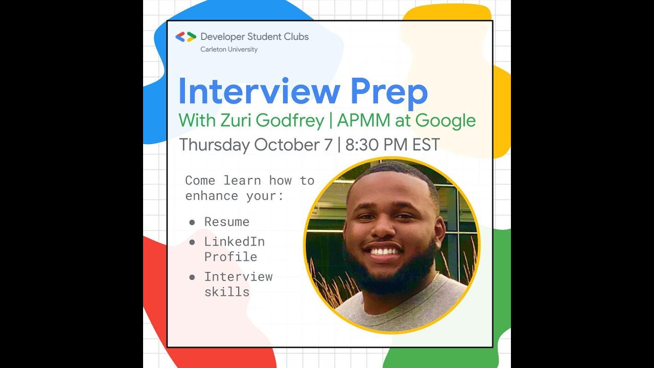 LinkedIn, Resume, and Interview tips with Zuri Godfrey (APMM @Google ...