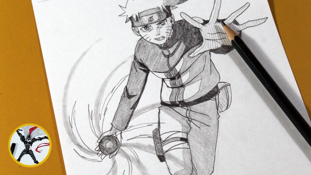How to Draw Naruto Rasengan Full body Step by Step – Easy Naruto ...
