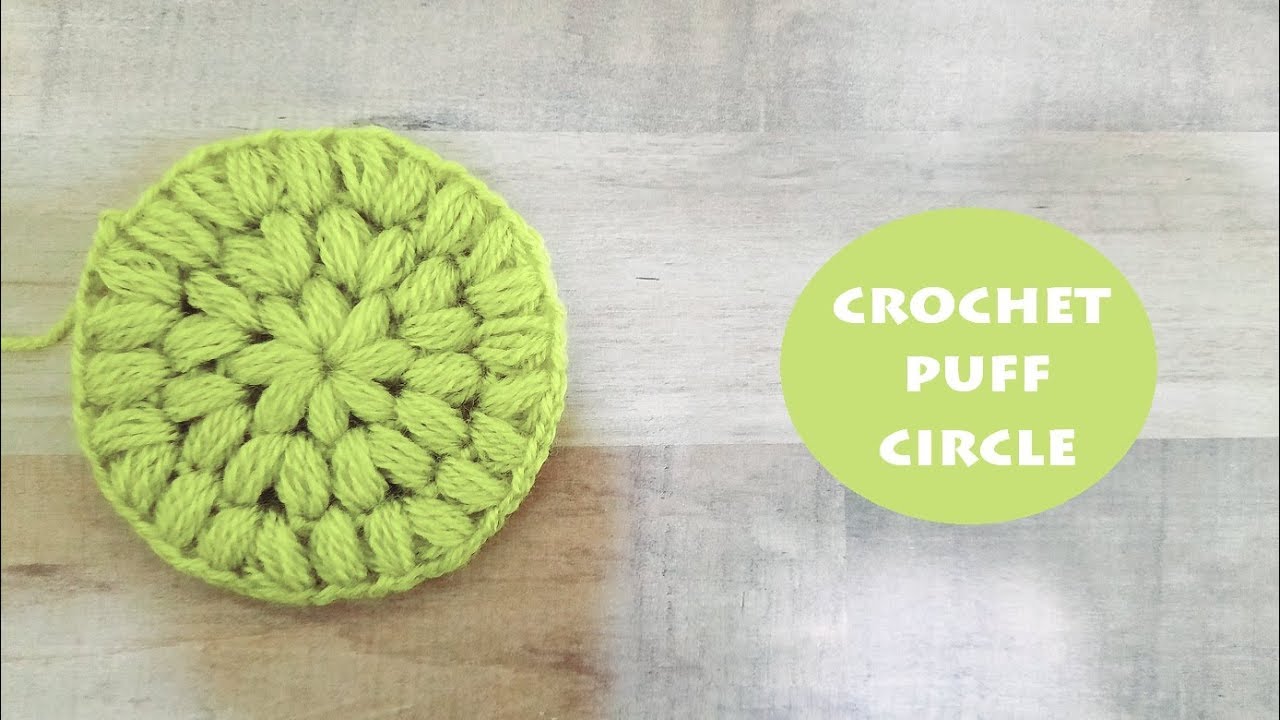 How to crochet a puff circle? | Crochet With Samra - YouTube