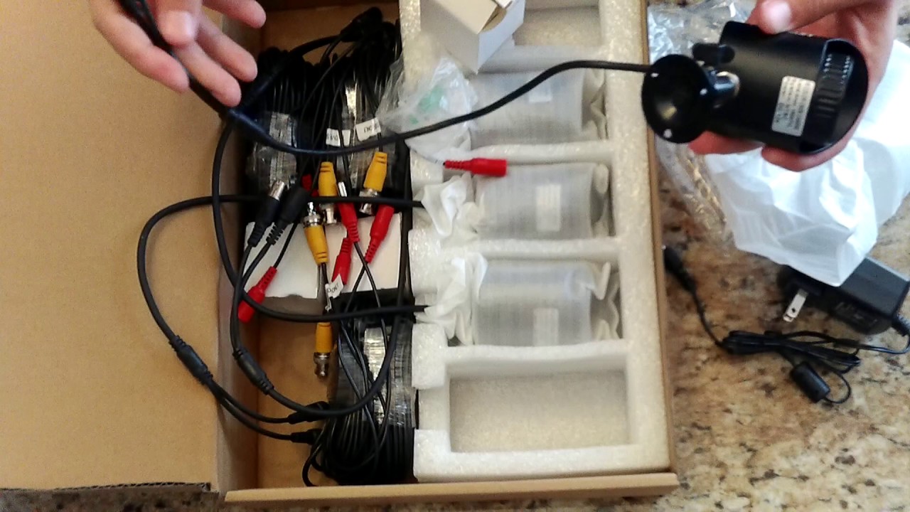 Unboxing: FLOUREON 4CH DVR Security System - YouTube