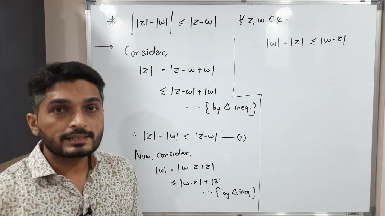 Complex Analysis | Unit 1 | Lecture 11 | Inequality - YouTube