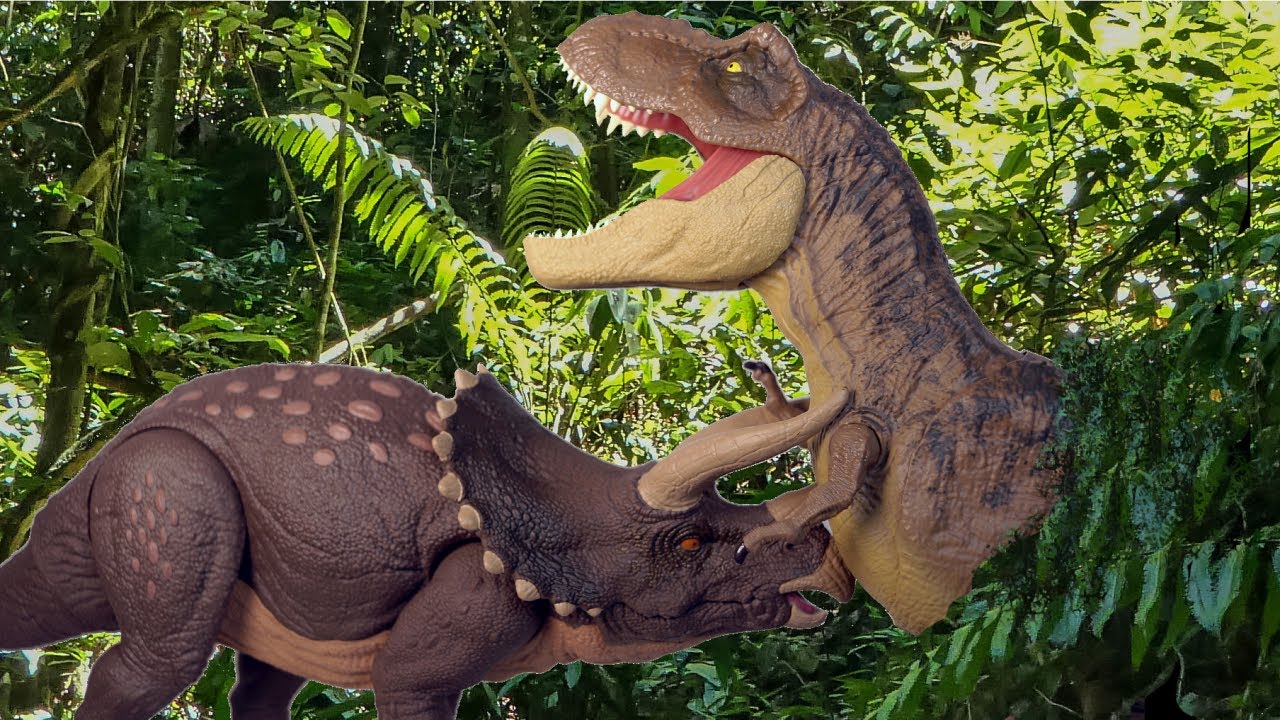 Triceratops vs T-Rex: The Ultimate Prehistoric Showdown! Habitat ...