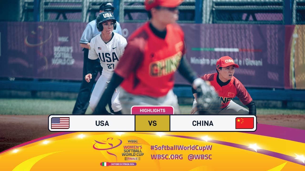 Highlights | Game 10 USA vs China | 2024 WBSC Women’s Softball World ...