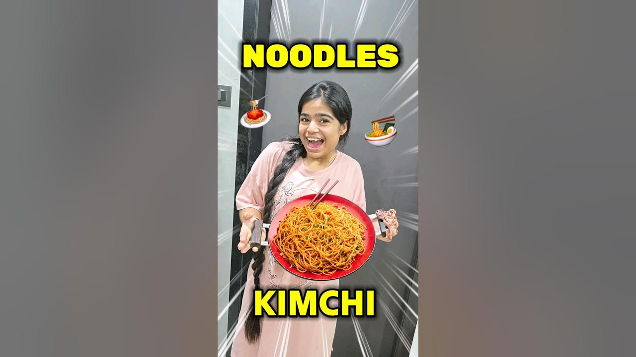 💀 LATE NIGHT SPICY KIMCHI NOODLES CRAVING 🍜😍 |Mini Vlog #shorts #minivlog #ashortaday #trending ...