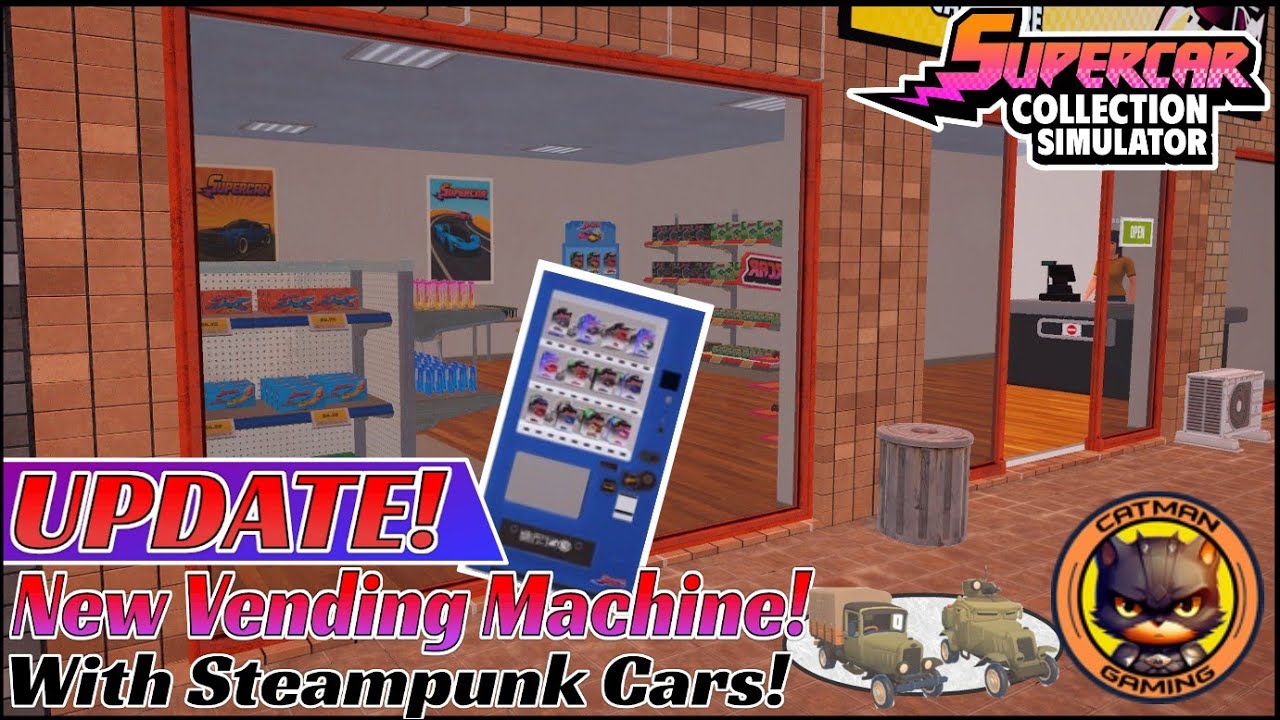 🔴New Update! Vending Machine With Steampunk Cars! | Supercar Collector ...