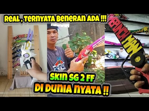 SKIN FREE FIRE di DUNIA NYATA ! SEMUA SKIN SG 2 FF di DUNIA NYATA ...