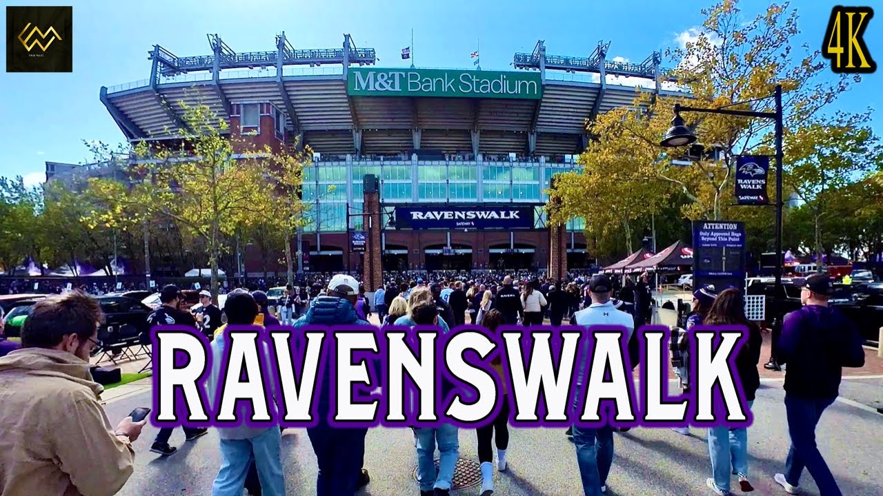 RAVENS WALK - Baltimore Ravens - M&T Bank Stadium [4K] - YouTube