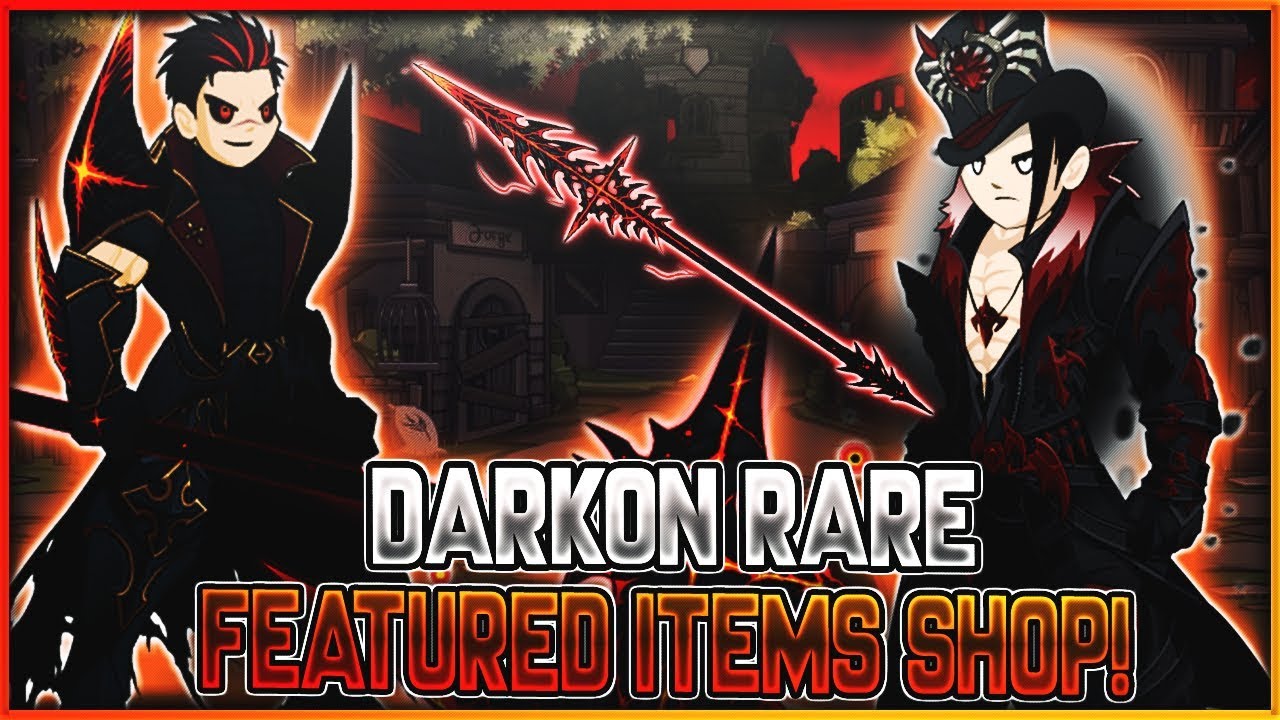 =AQW=EXCLUSIVE FEATURED RARES! DARKON COLOR CUSTOM SWORD! - YouTube
