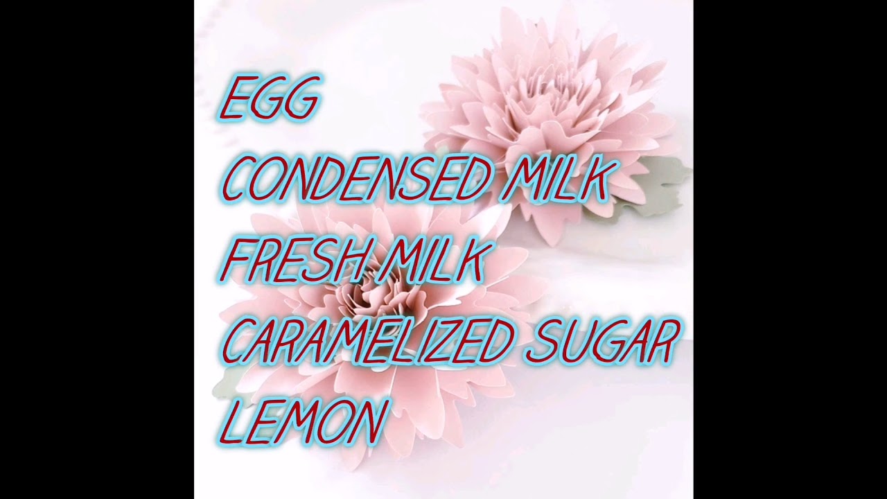 How to make leche plan na lutong bahay - YouTube