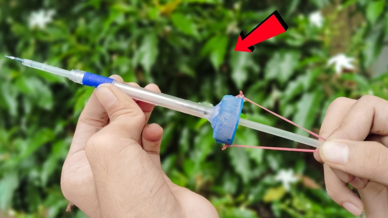 Pen X-Bow 🏹 making for Archery Amazing experiment || By Xpert Tv - YouTube