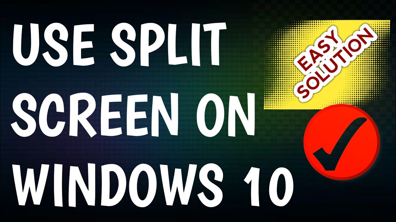 How To Use Split Screen On Windows 10 Quick Easy YouTube how-to-use-split-screen-on-windows-10-quick-easy-youtube