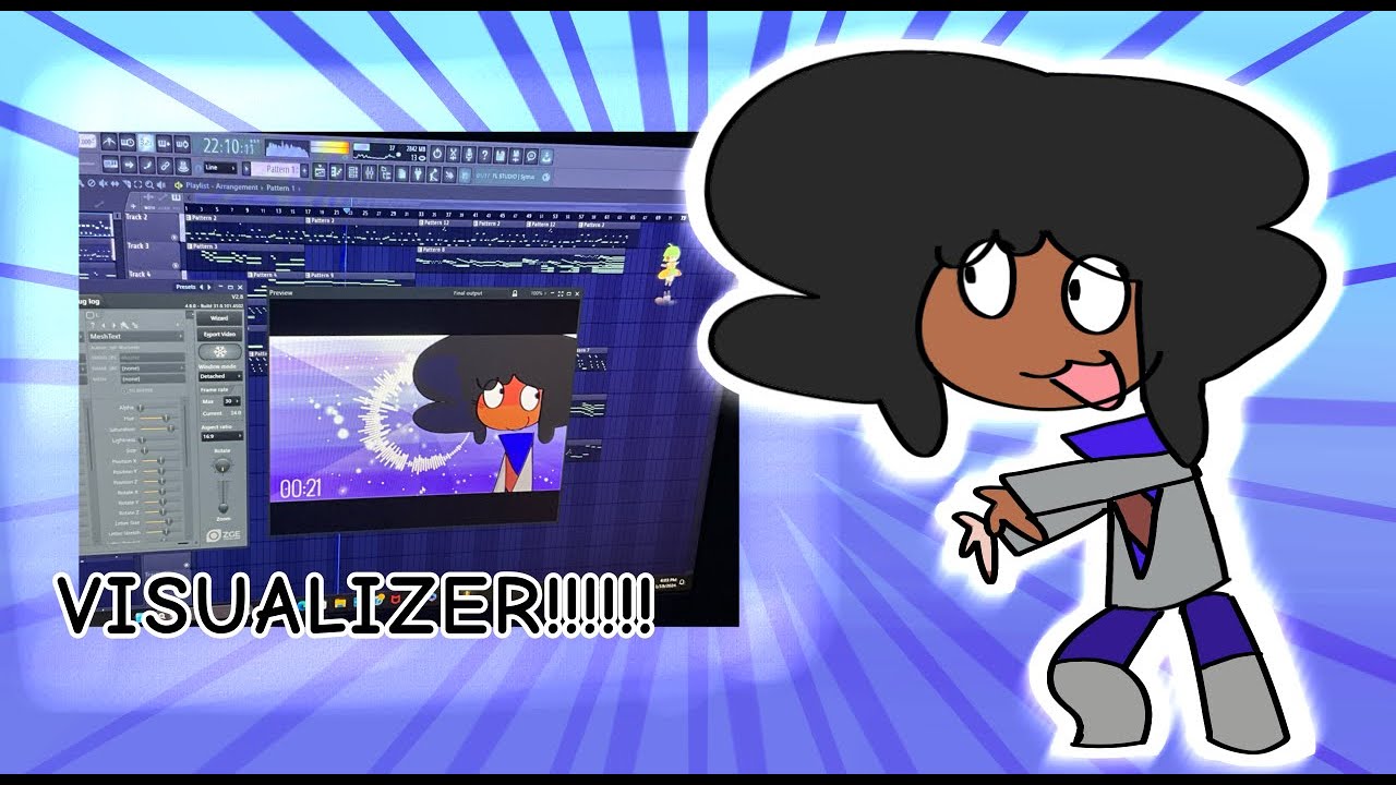 another FL [fruity loops] studio song i made with a VISUALIZER!! - YouTube