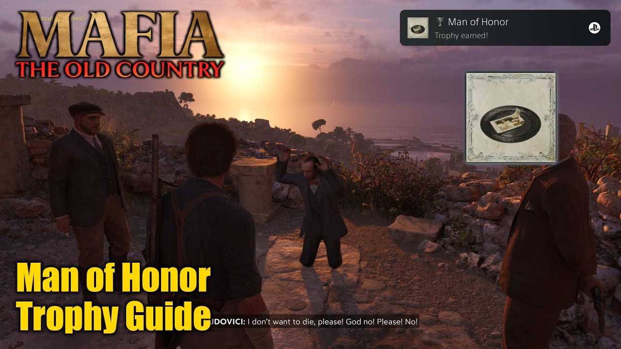 Mafia The Old Country • Man of Honor Trophy Guide (Enzo refused Tino's ...