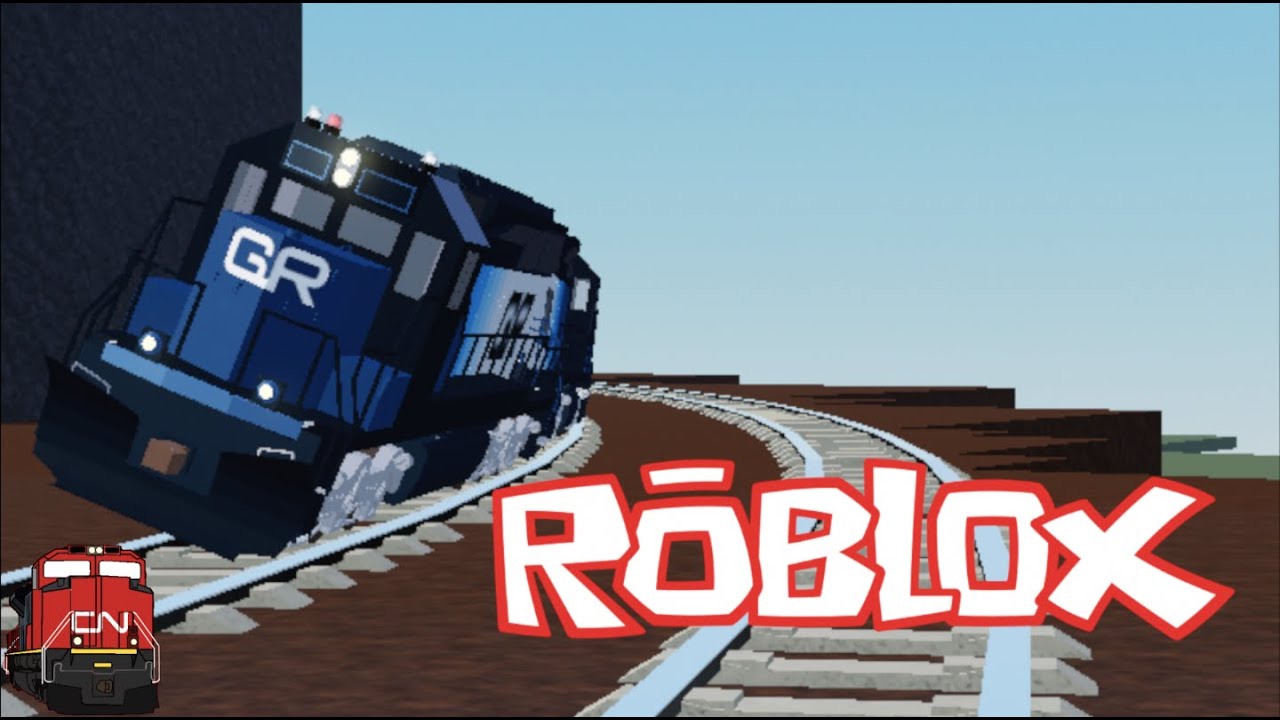ROBLOX Train Crashes And Derailments - YouTube