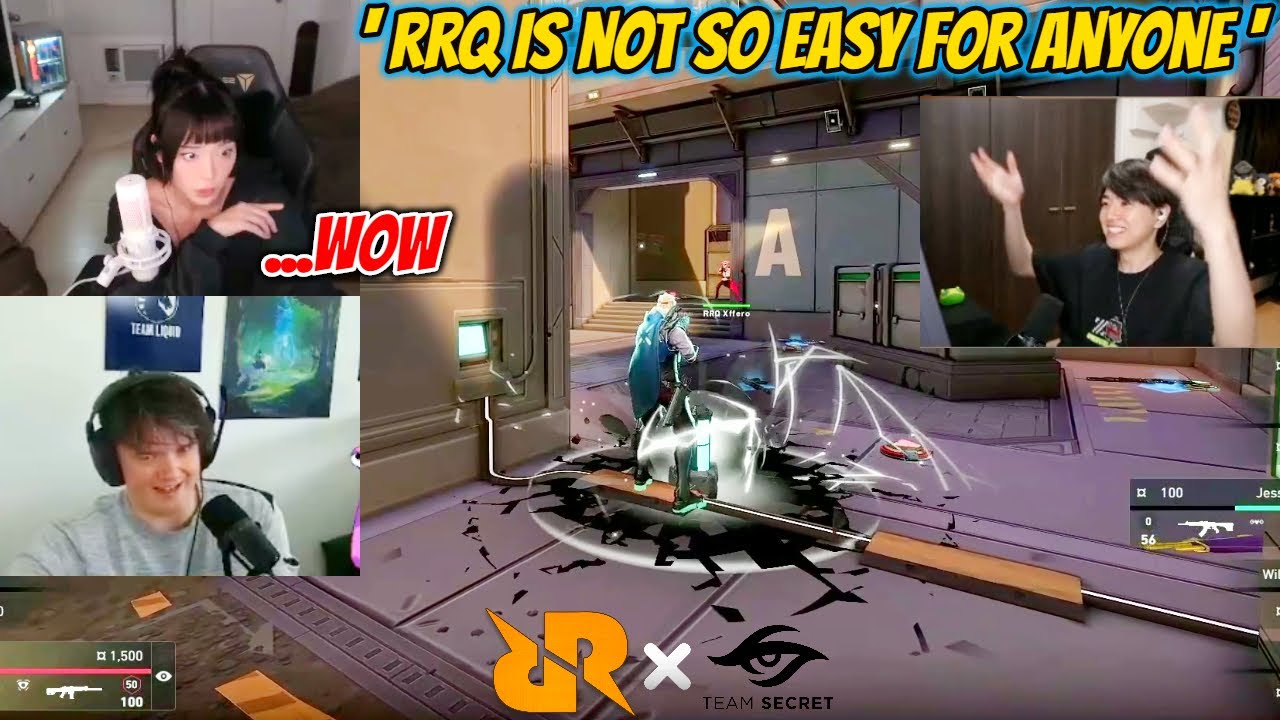 17 Minutes Of RRQ Almost 13 - 0 Against TS | Streamers React Sliggy ...