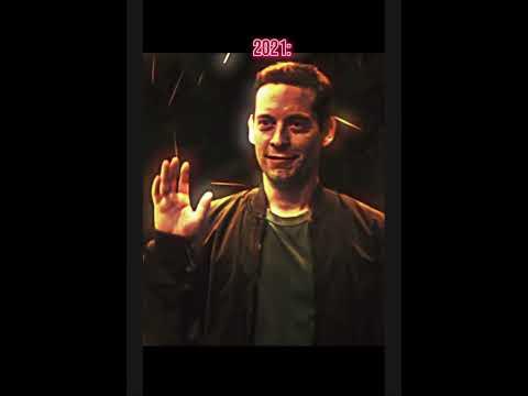 Spiderman Tobey MAGUIRE then vs now #shorts #spiderman #marvel - YouTube