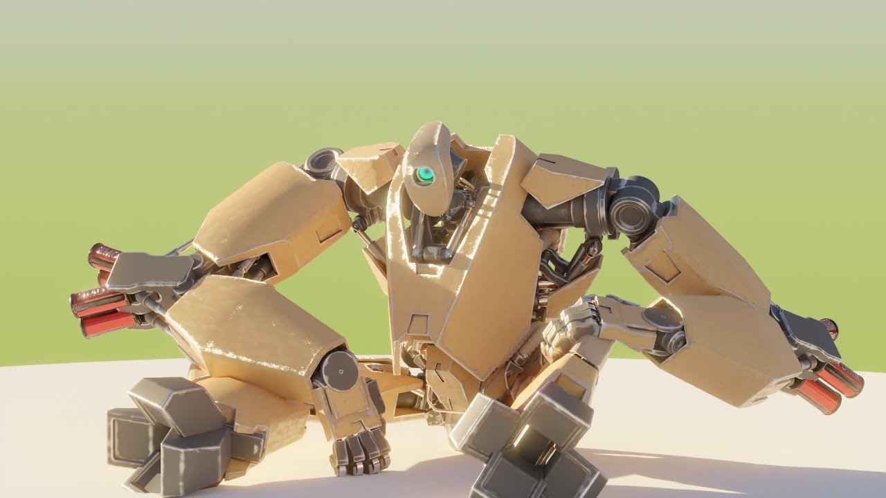 Robot Animation in Blender - YouTube