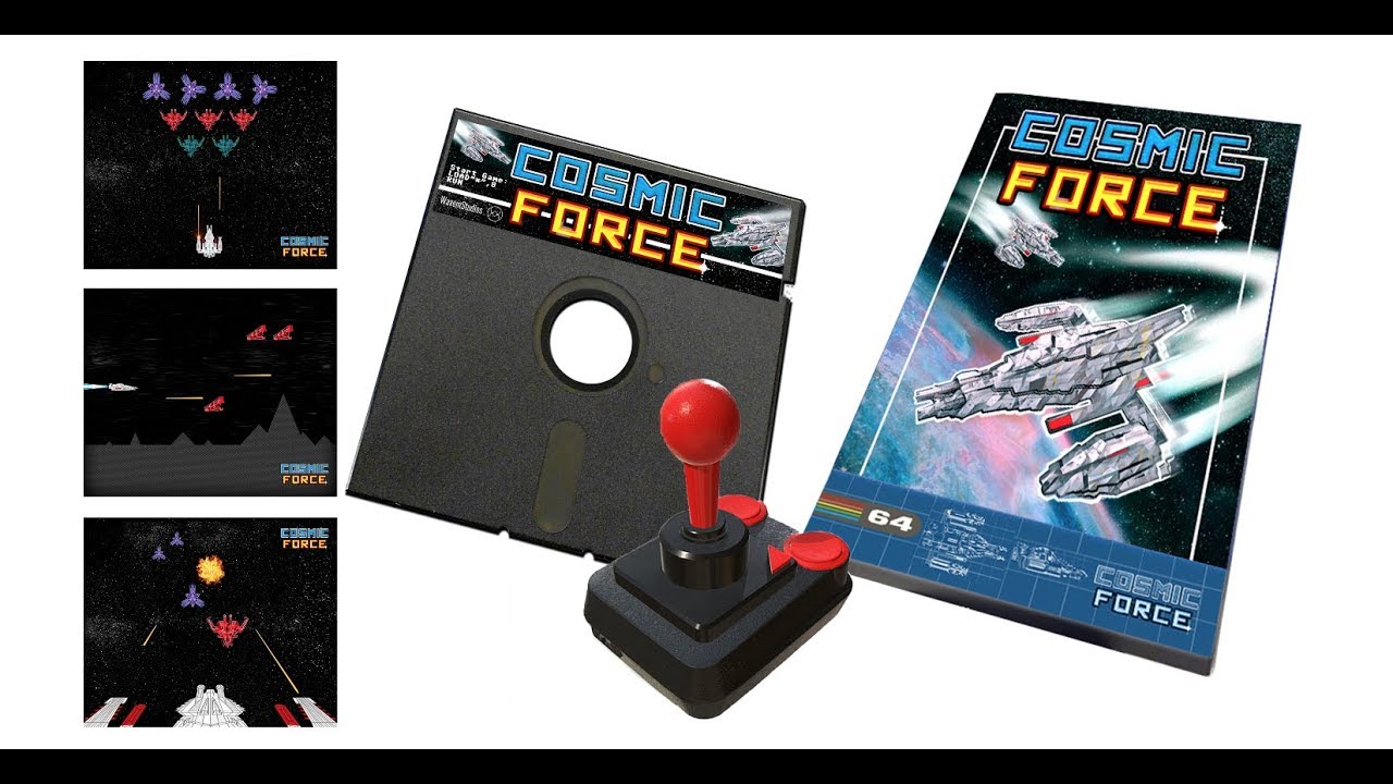 COSMIC FORCE - C64 Retro Shoot 'Em Up - PROMO - YouTube