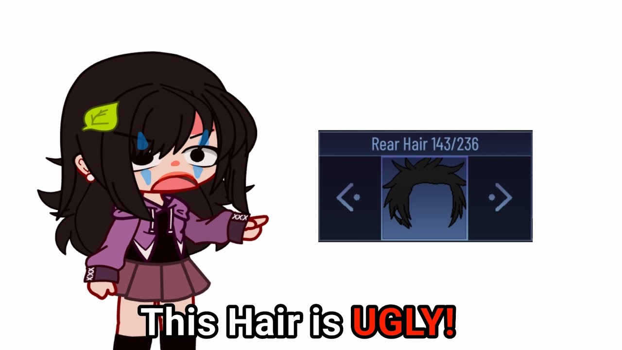 THE WORST HAIR IN GACHA 😱😭 - YouTube