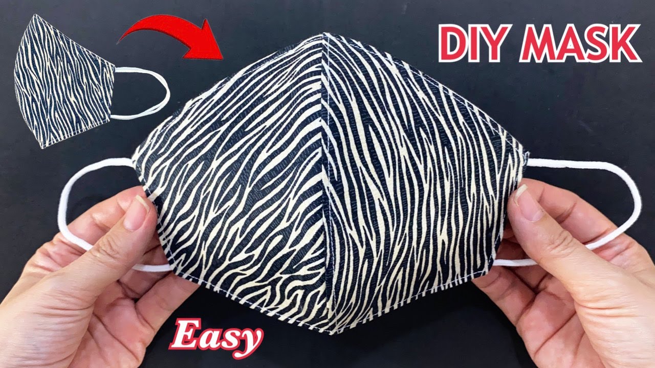 Very Easy New Design Mask! Diy Breathable Face Mask New Pattern Sewing ...