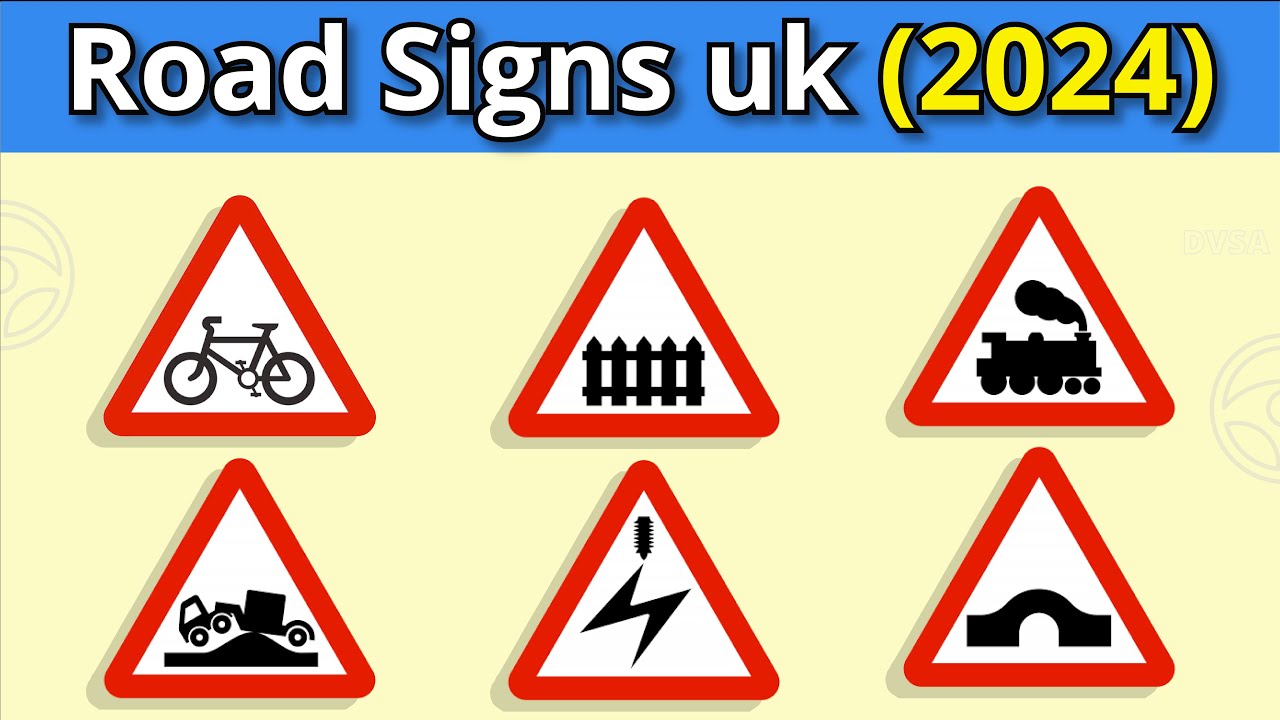 Theory Test UK Road Signs 2025 YouTube